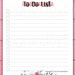 To Do List, Printable Planner, Organizer, Reminder Print at Home US ...