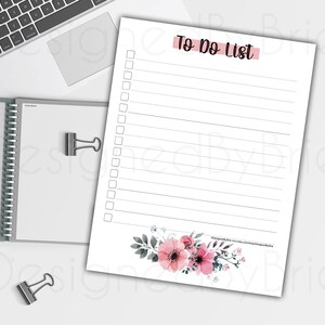 To Do List, Printable Planner, Organizer, Reminder Print at Home US ...