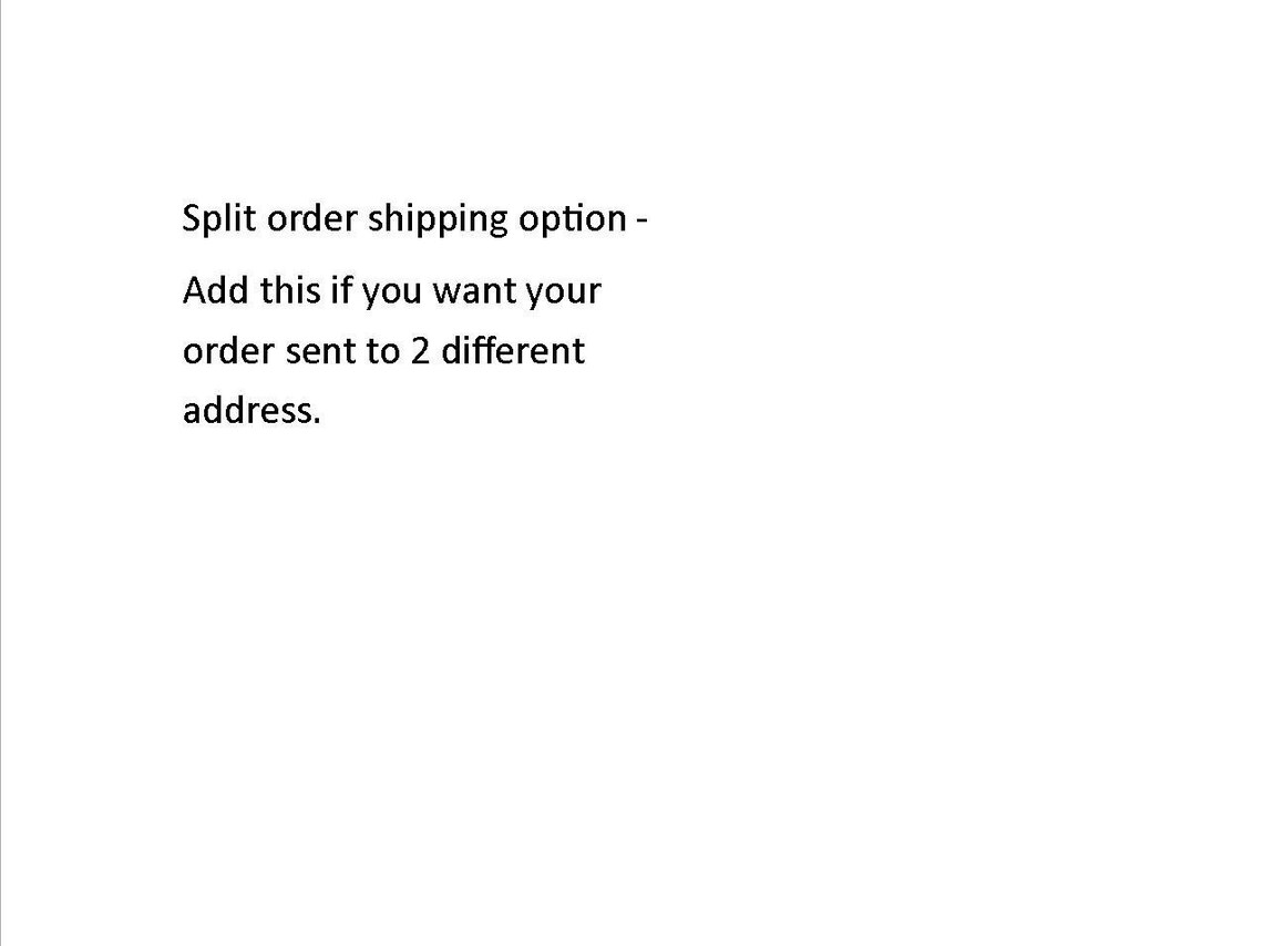 Split Order Shipping - Etsy