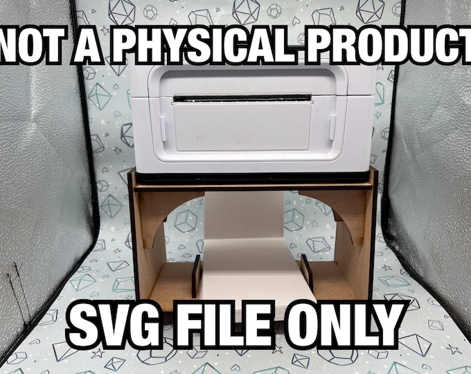 Universal Thermal Printer Stand With 4x6 Label Roll Holder – Compatible ...