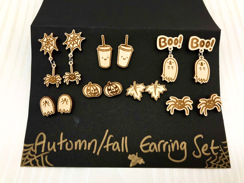 SVG FILE - Adorable Autumn/fall Earring Sets - Etsy