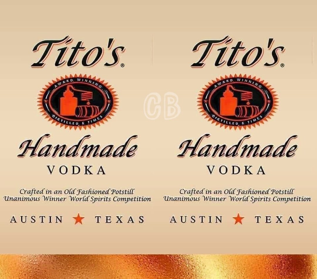 Titos Vodka Imitation Sublimation Design - Etsy