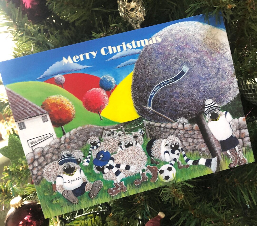 Tottenham Hotspur Christmas Card - Etsy UK