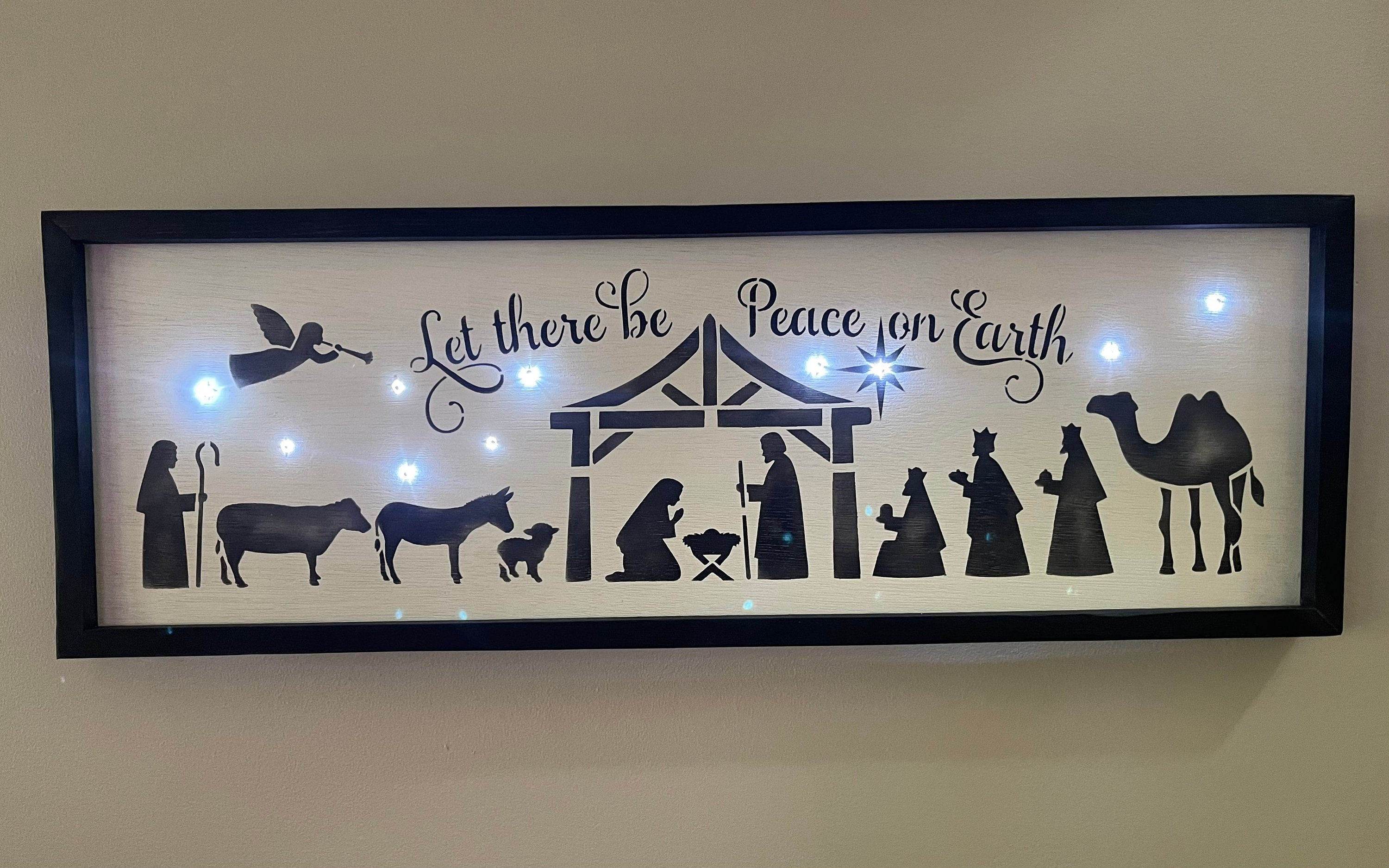 Let There Be Peace on Earth Sign Christmas Wall Decor - Etsy