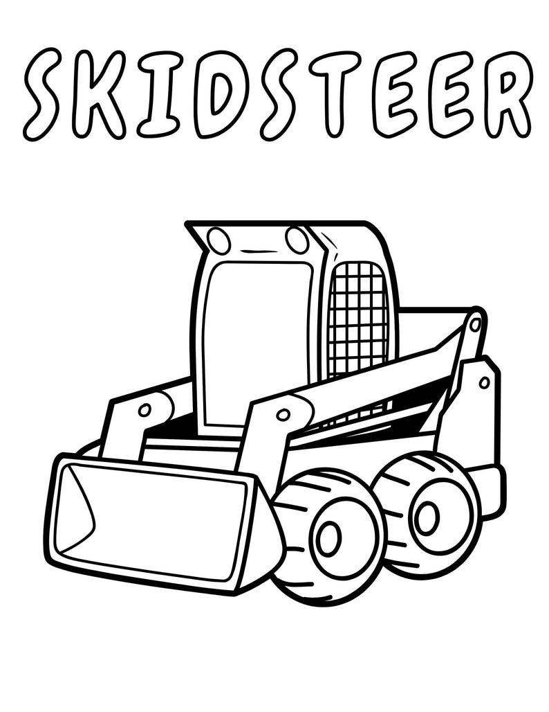 Printable Coloring Pages, Heavy Equipment Coloring, Tractor Coloring ...