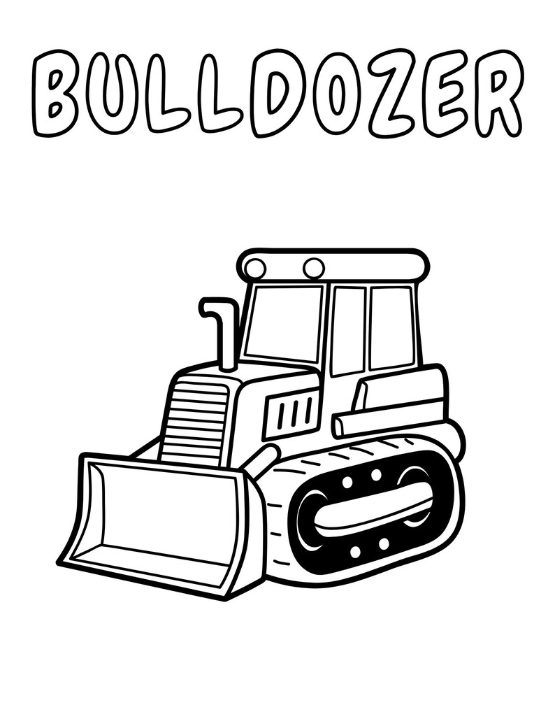 Printable Coloring Pages, Heavy Equipment Coloring, Tractor Coloring ...