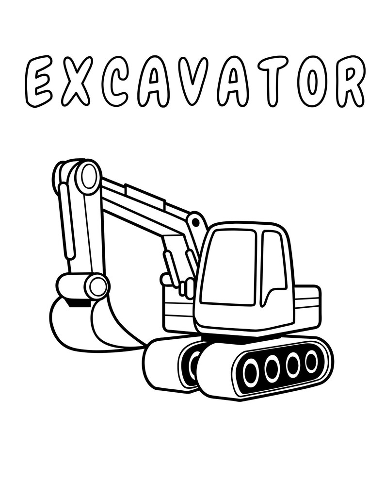 Printable Coloring Pages, Heavy Equipment Coloring, Tractor Coloring ...