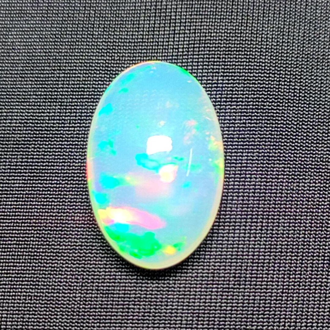 Opal Oval Shape Stone, Natural Ethiopian Opal Cabochon Welo Fire Opal ...