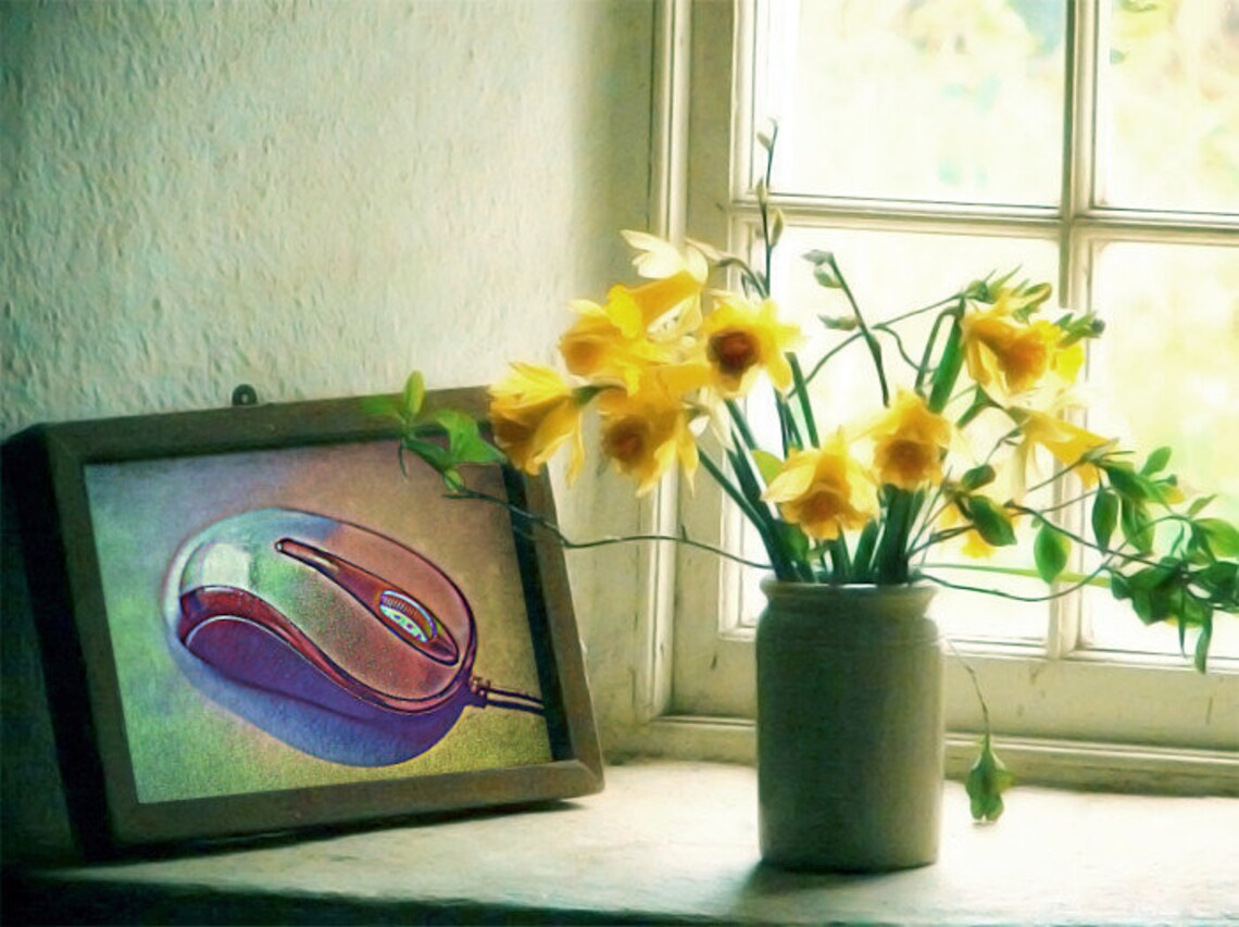 Computer mouse mouse poster original print wall poster | Etsy