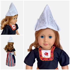 18" American Doll Dutch Volendam, Fits Any 18” Doll, Collectible Outfit ...