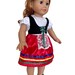 18 American Doll 3pc Italy Tarantella Dress, Italian Folk Dance, Doll ...