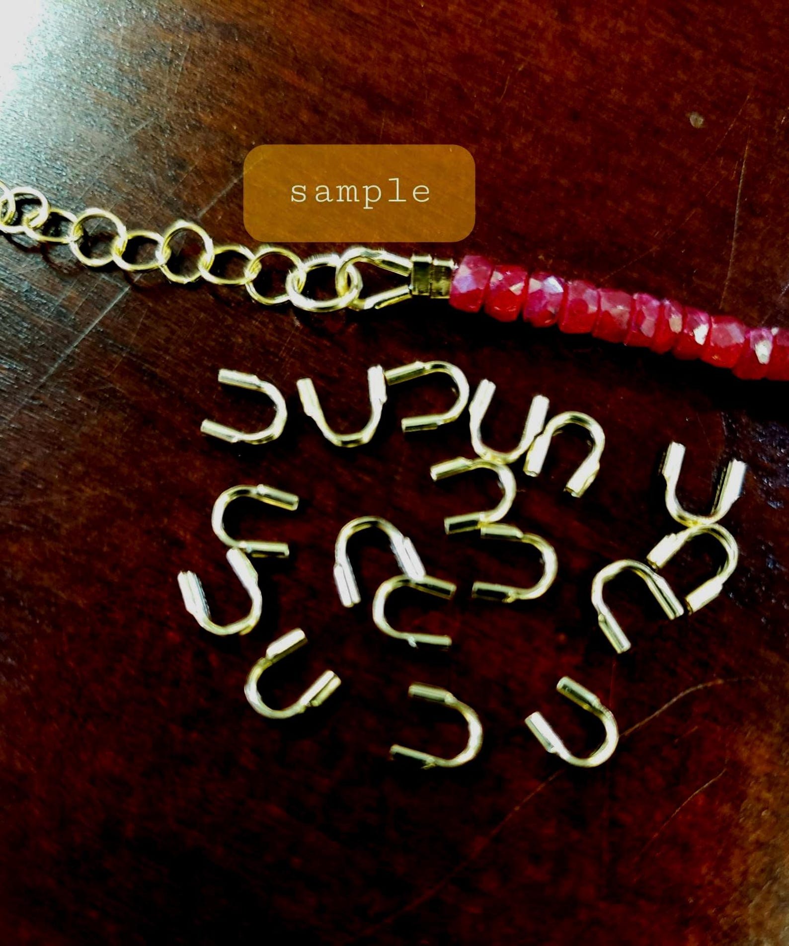 14k Gold Filled Wire Guards, Sterling Silver Wire Protectors, Jewelry ...