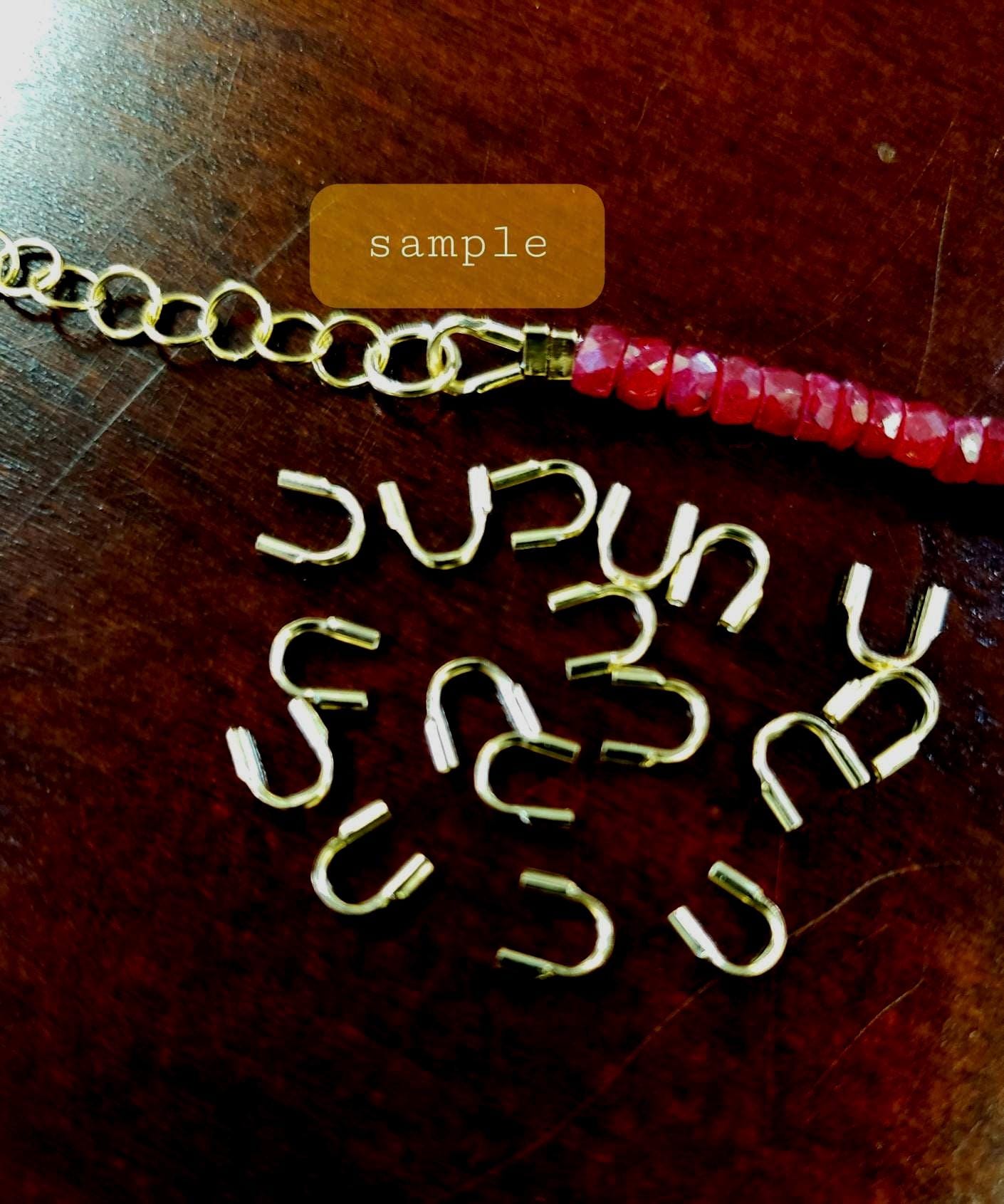 14k Gold Filled Wire Guards, Sterling Silver Wire Protectors, Jewelry ...