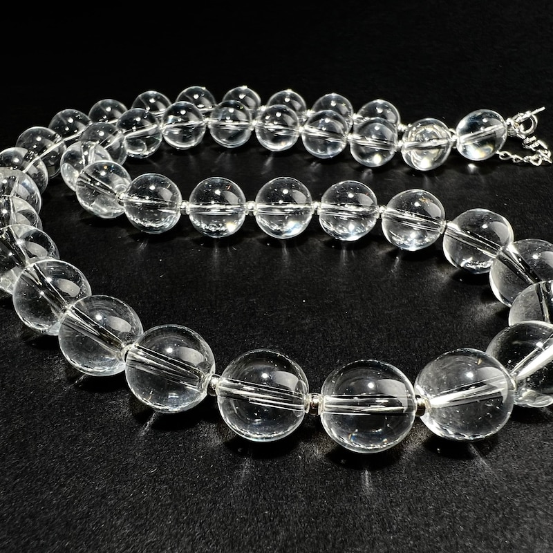 Rock Crystal Necklace - Etsy