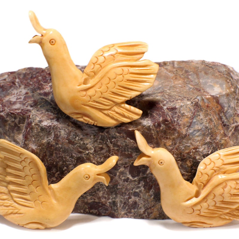 Hand Carved Bone - Etsy