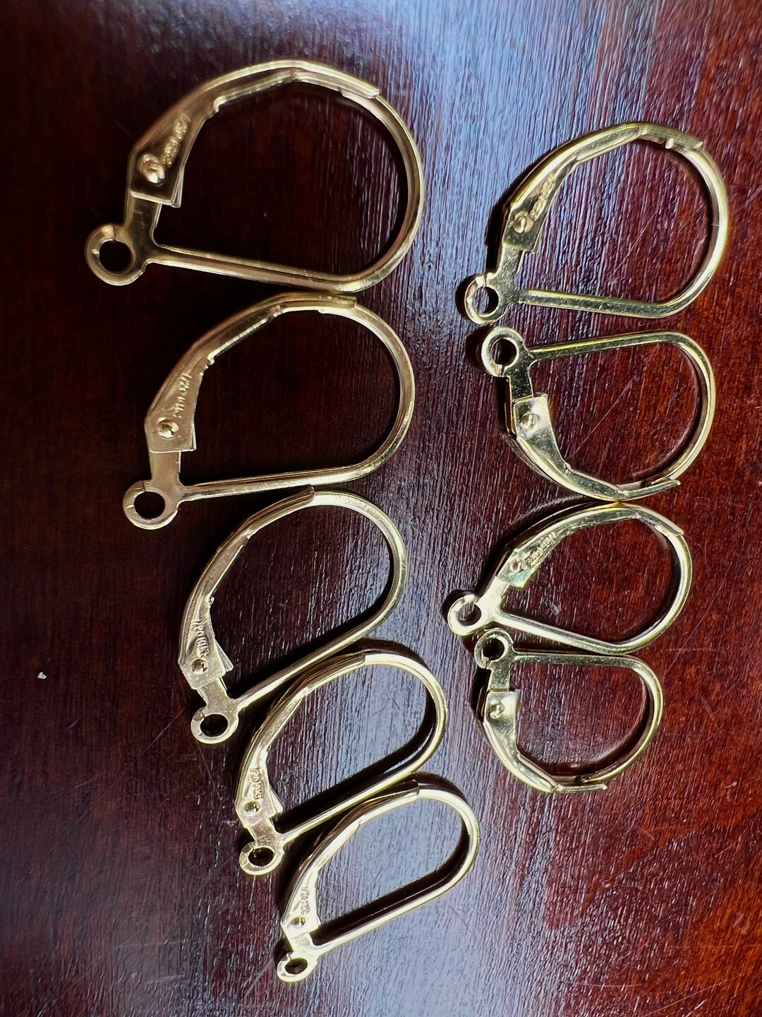 14K Gold Filled Leverback Findings for Jewelry Making Earrings Clasp ...