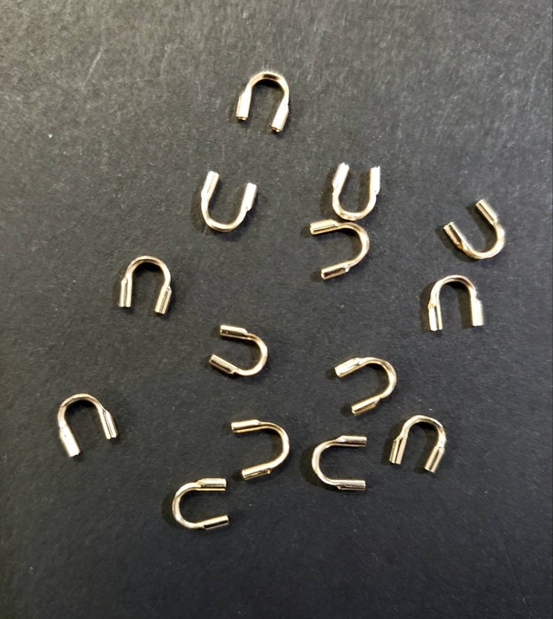 14k Gold Filled Wire Guards, Sterling Silver Wire Protectors, Jewelry ...