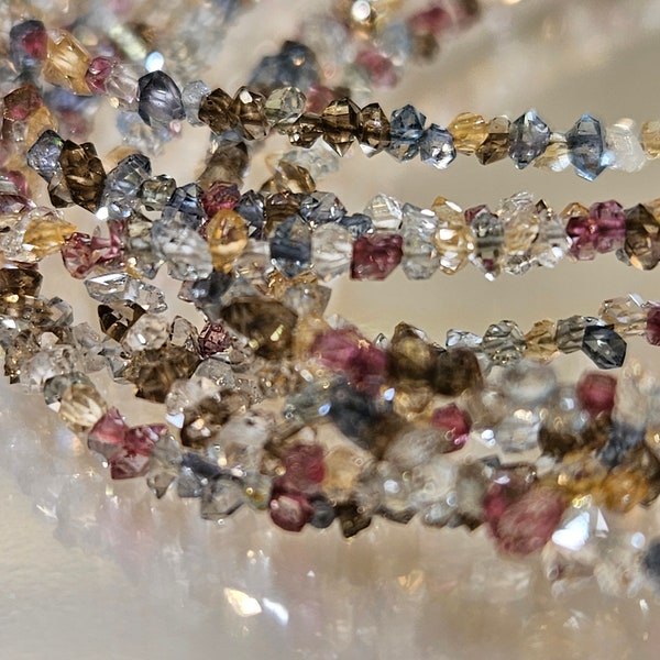 Herkimer Diamond Beads - Etsy