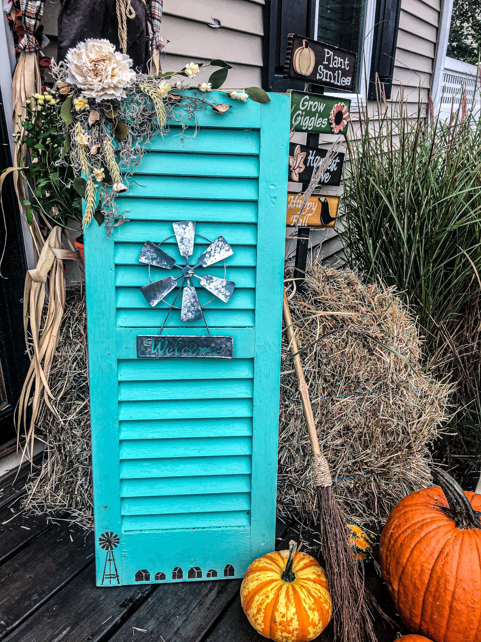 Welcome Wood Shutter Sign - Etsy