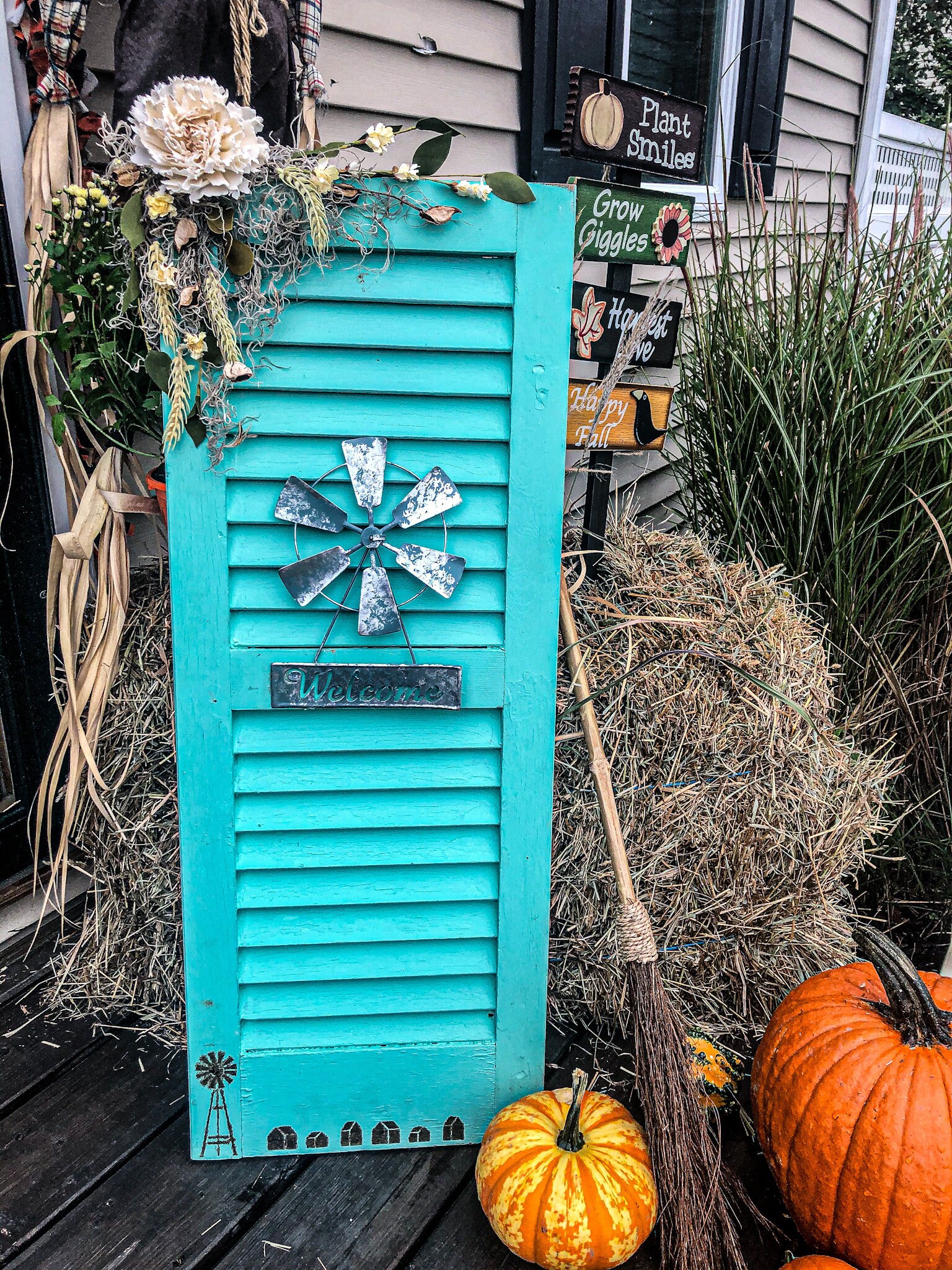 Welcome Wood Shutter Sign - Etsy