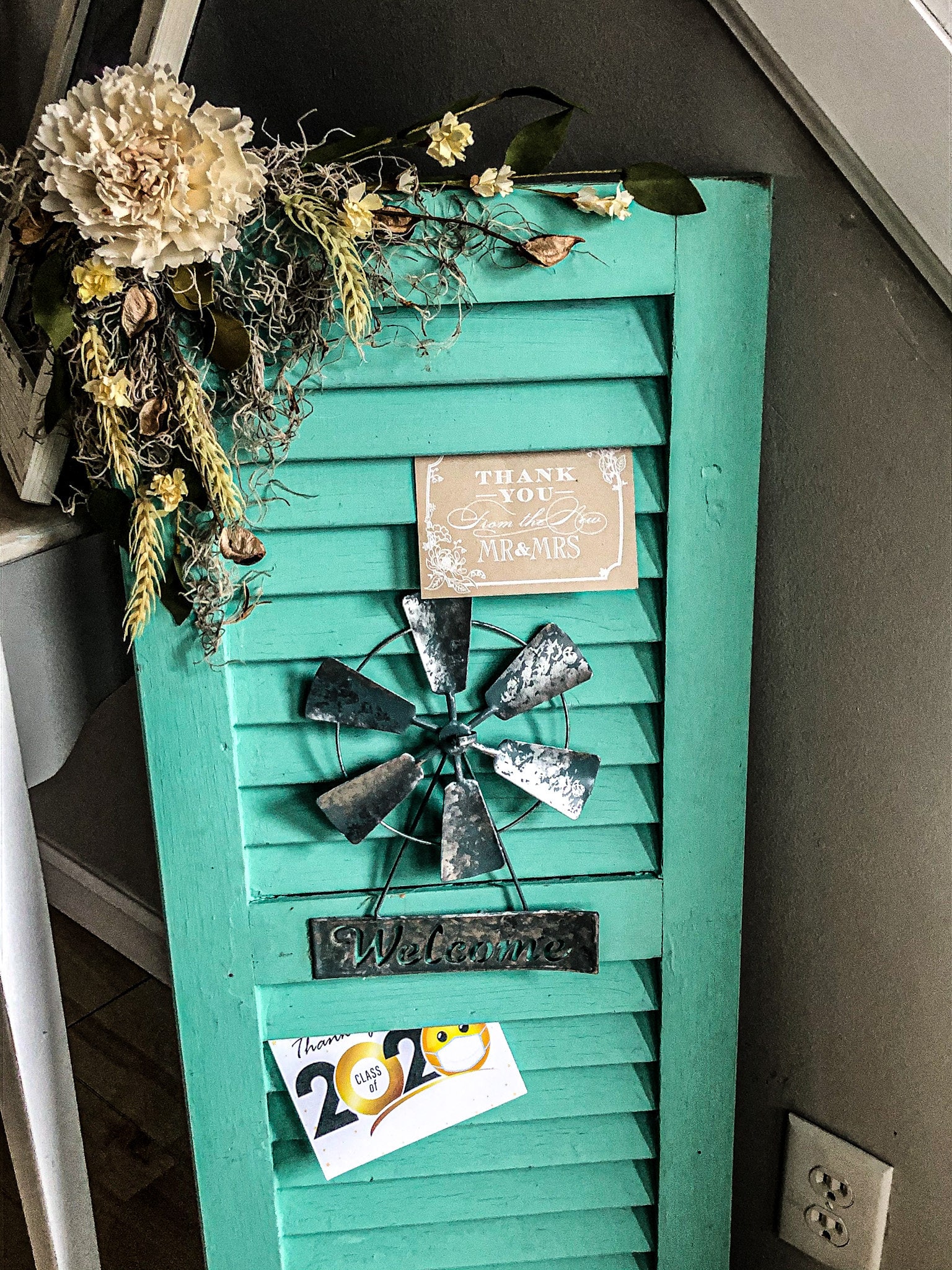 Welcome Wood Shutter Sign - Etsy
