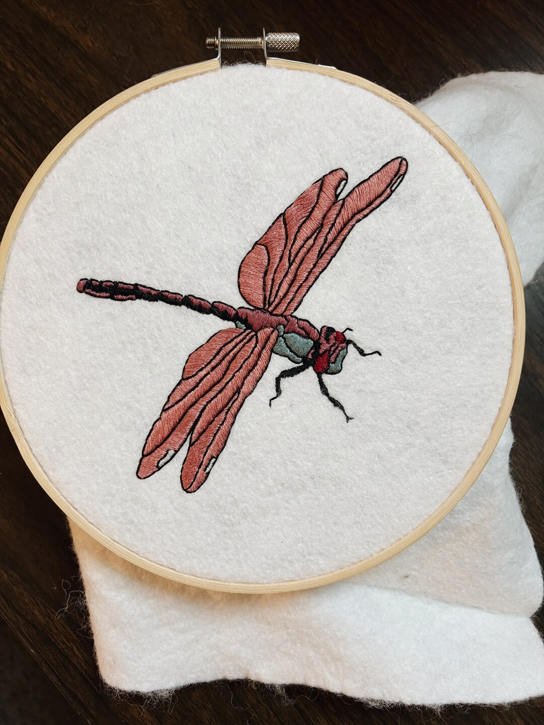 Dragonfly Embroidery - Etsy