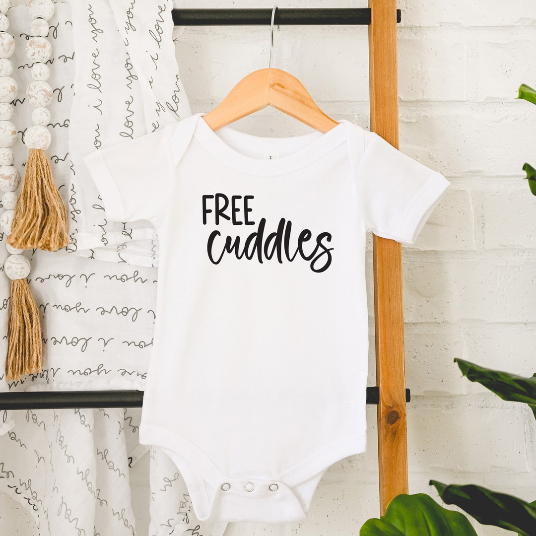 Free Cuddles Baby Onesie®, Newborn Outfit, Custom Baby Shower Gift - Etsy