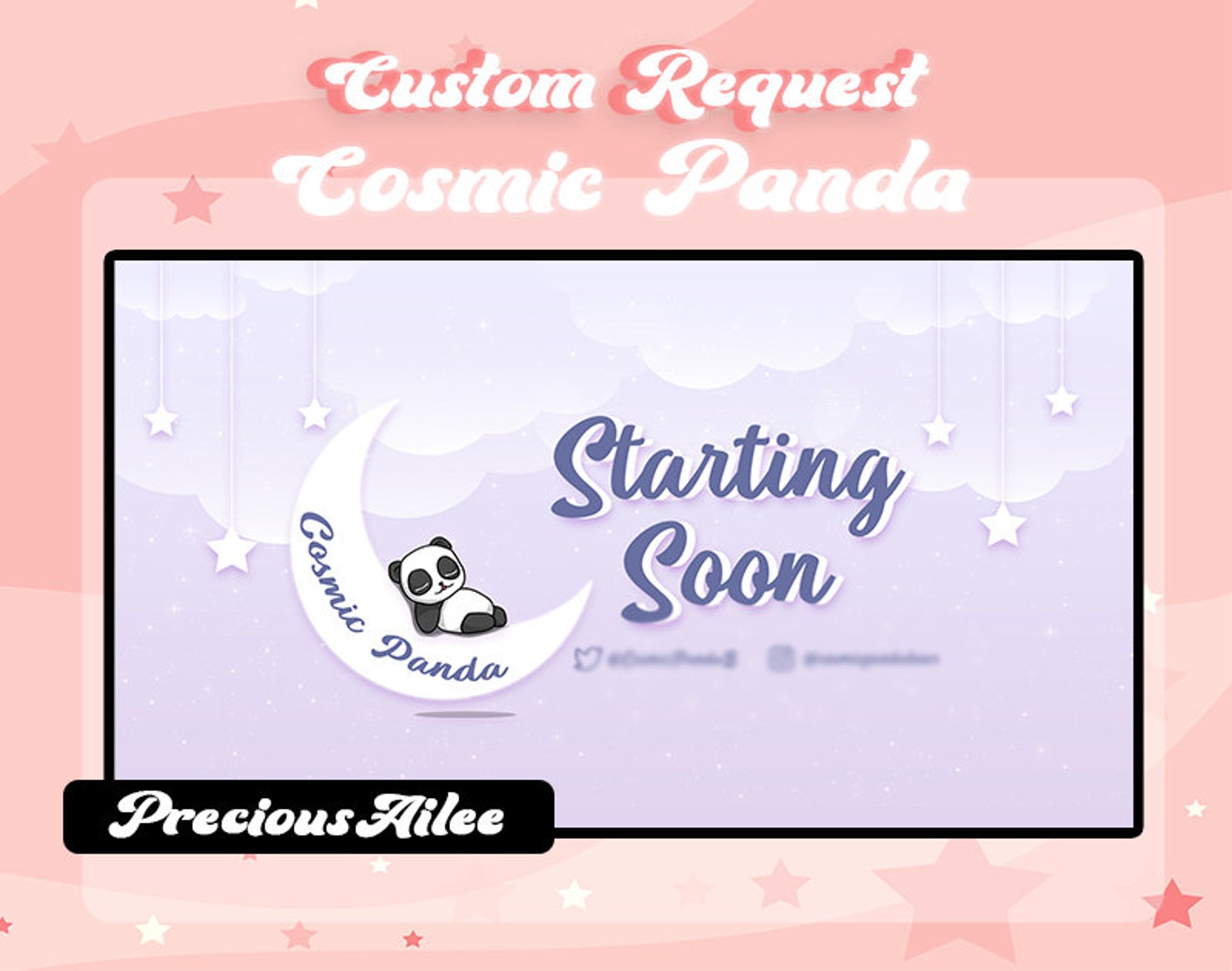 Animated Custom Twitch Overlay Request Complete Ver - Etsy