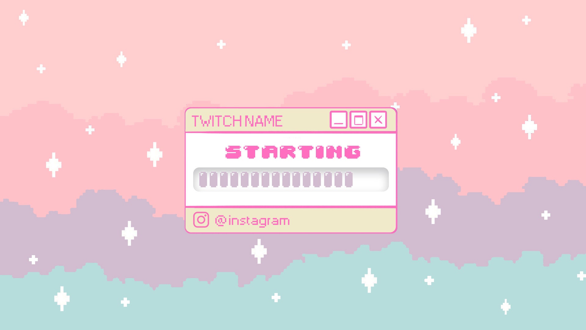 Cute Animated Loading Twitch Stream Package Video Game Theme - Etsy