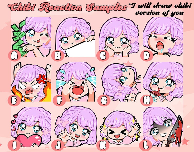 Custom Chibi Panels Twitch - Etsy