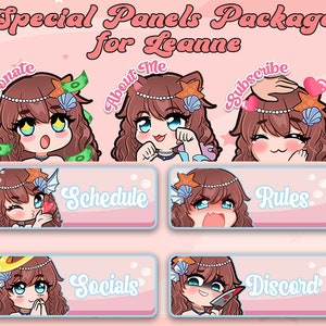 Custom Chibi Panels Twitch - Etsy