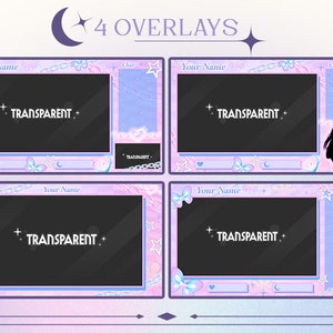 Y2k Kawaii Stream Pack - Animated | Butterfly | Twitch Overlay ...