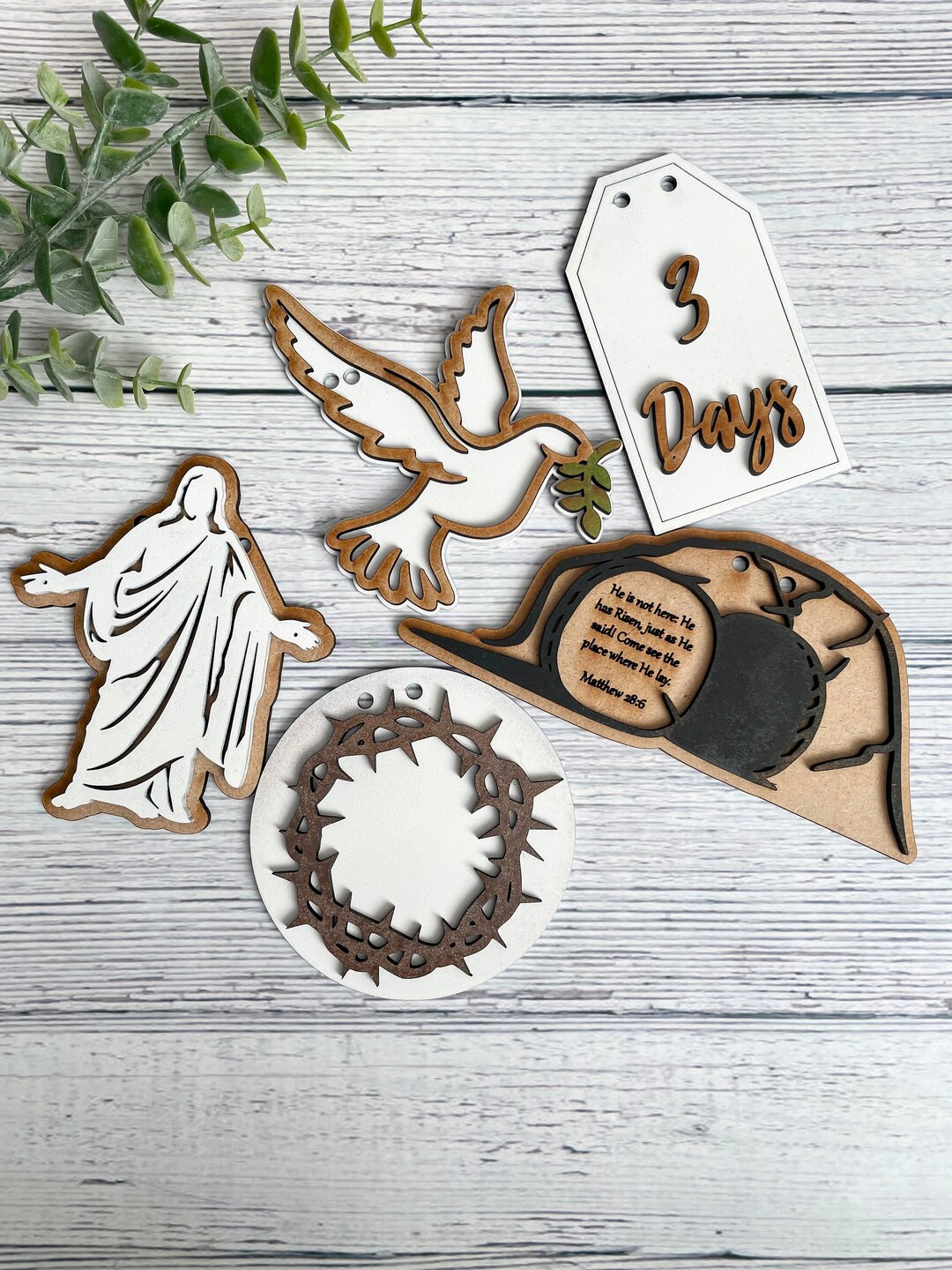 Easter Garland for Mantel, Easter Banner for Church, Christian Banner ...