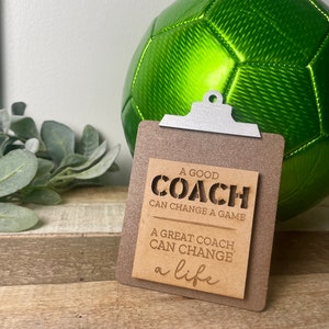 Coach Clipboard Card Holder, Coach Gift Card, Coach Appreciation Gift ...