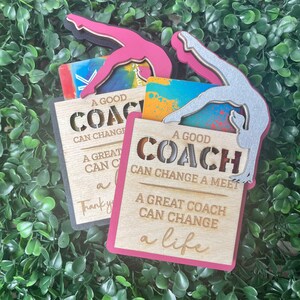 Gymnastics Gift Card Holder, Gymnastics Coach Gift, Gymnastic Coach ...