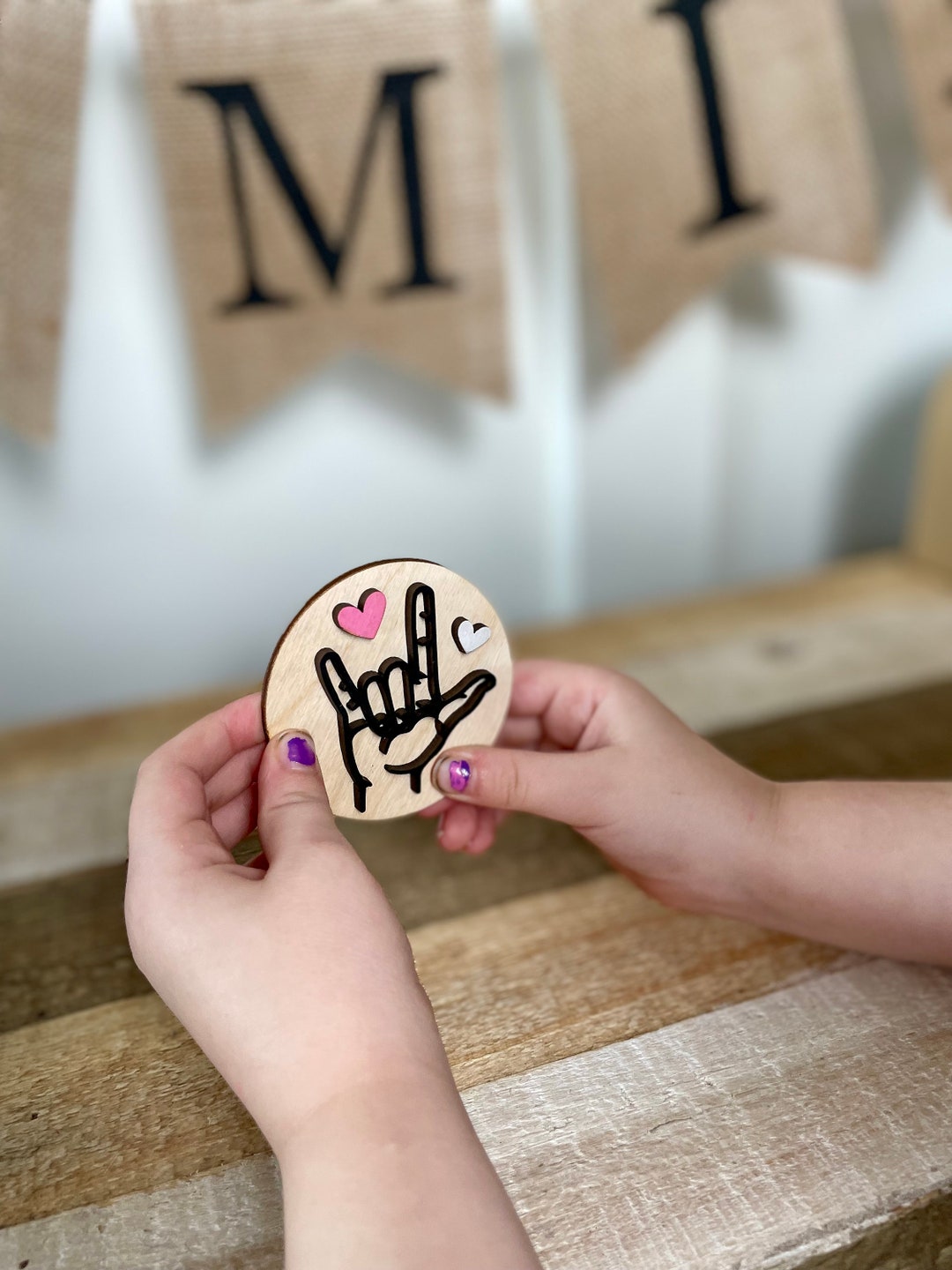 ASL Magnet, I Love You ASL, Sign Language I Love You, Magnet, Wedding ...