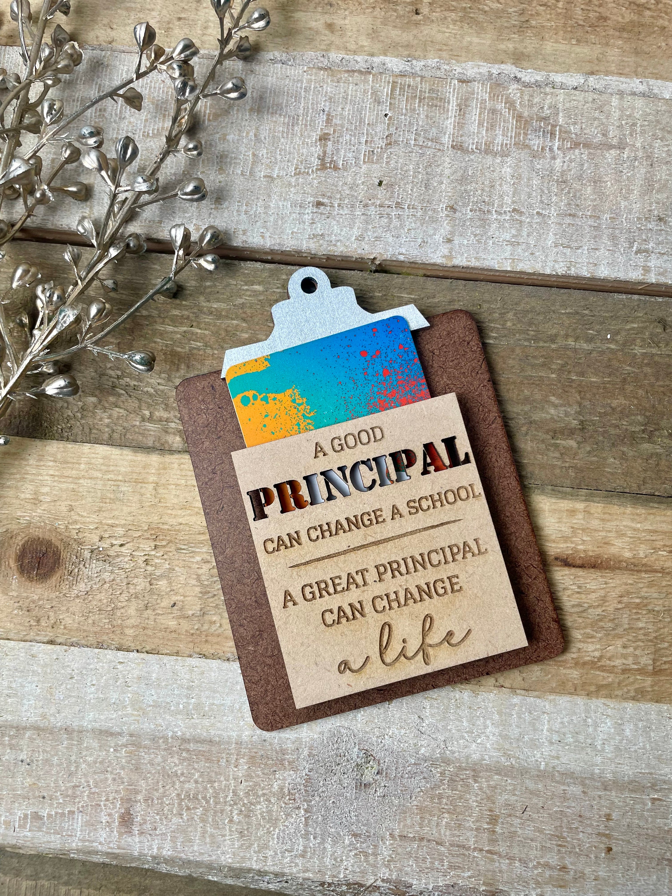 Principal Clipboard Card Holder, Principal Gift Card, Principal ...