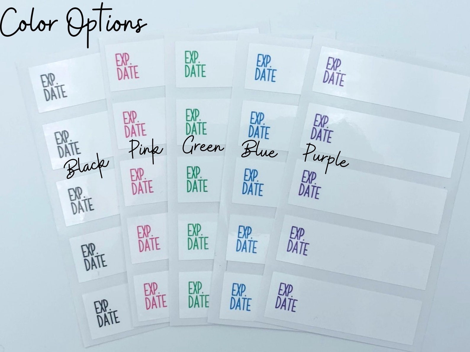Dry Erase Expiration Date Stickers 5 Pack Dry Erase Label | Etsy