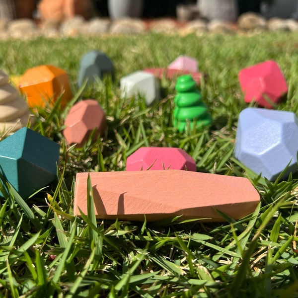 Wood Stacking Blocks - Etsy