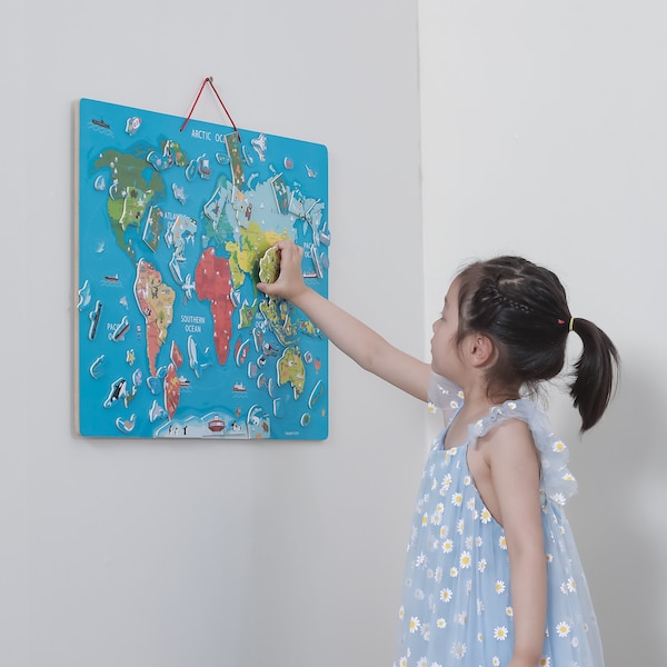 Montessori Map - Etsy