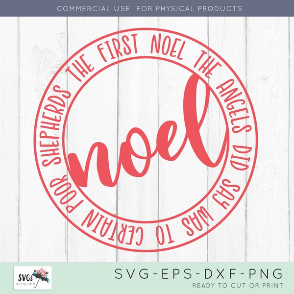 Noel Cut File - Etsy