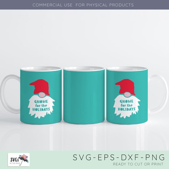 Gnome Mug SVG Gnome for the Holidays Christmas Gnome SVG - Etsy