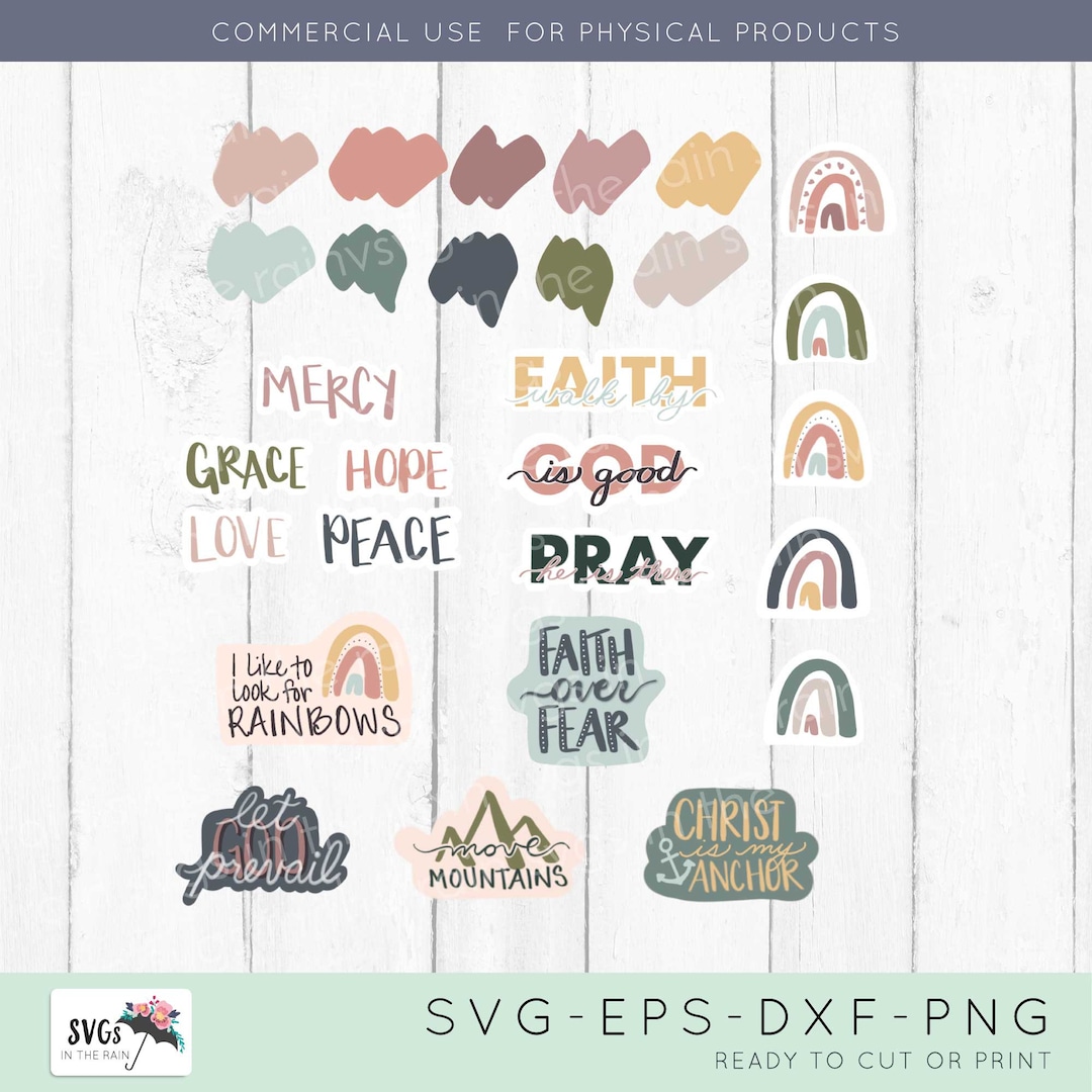Printable Faith Stickers - Faith Stickers - Faith Stickers PNG ...