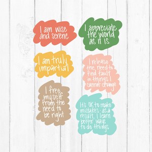 Enneagram Type 1 Stickers Enneagram Affirmation Affirmation Sticker ...