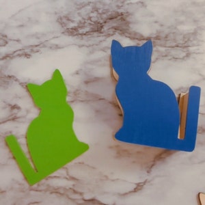 Cat Tape Dispenser Wooden Cat Tape Holder Cute Tape Dispenser Cat ...