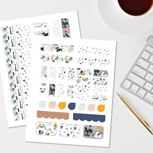 Printable Planner Stickers Dog Printable Planner Sticker - Etsy