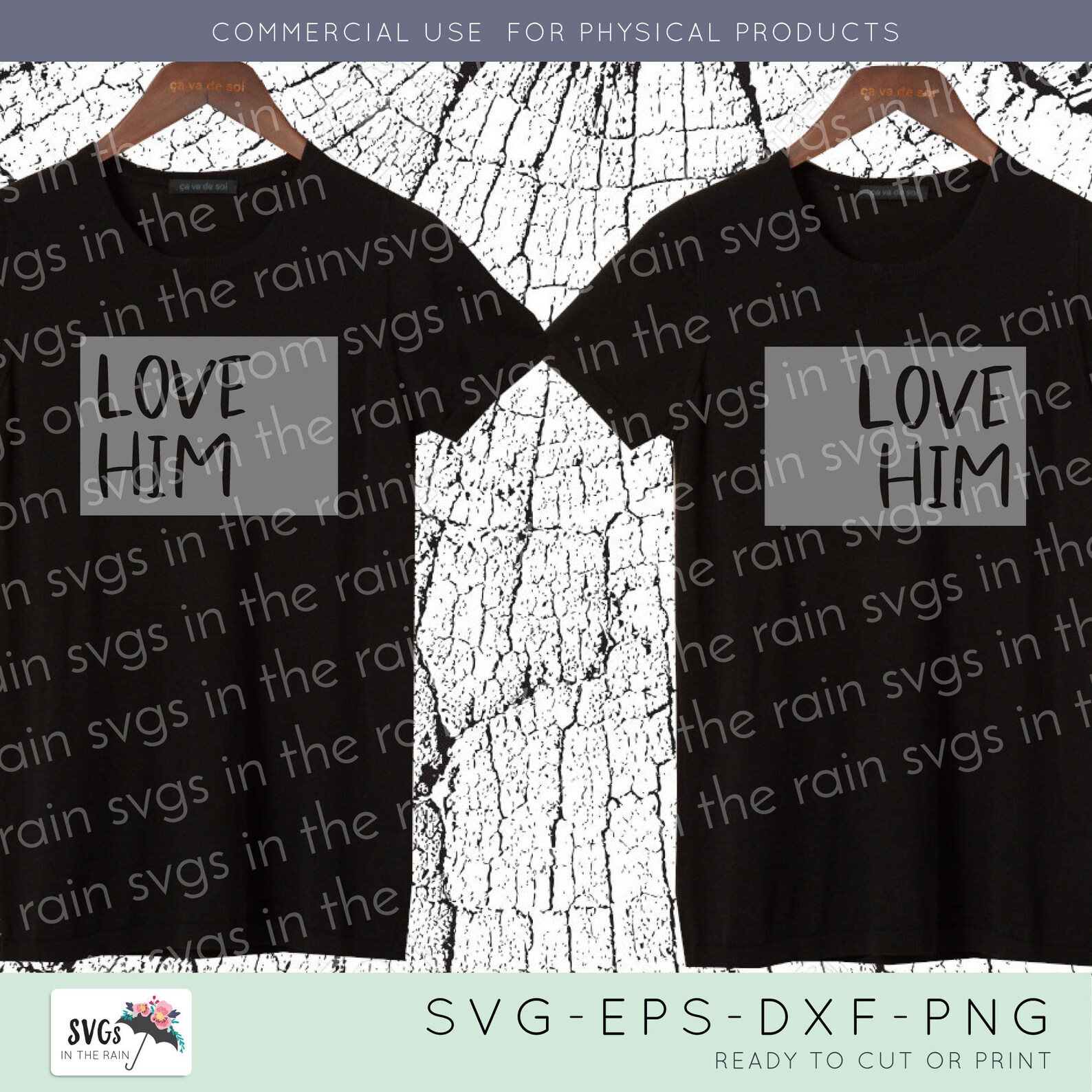 Simple Couple Shirts SVG Couples Shirts SVG Love Him Love - Etsy