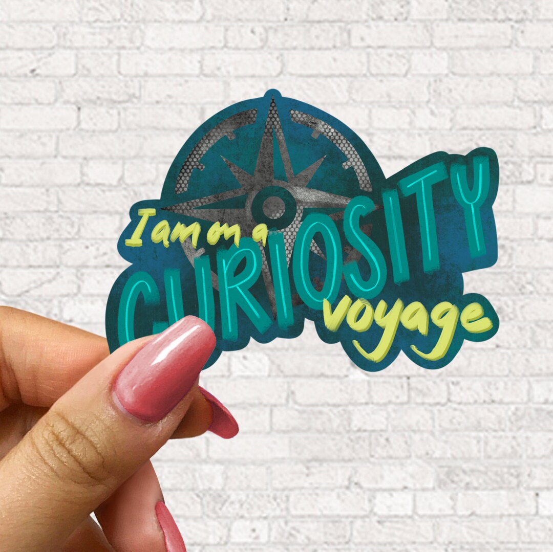 Stranger Things Sticker Curiosity Voyage Dustin Quotes Stranger Things ...
