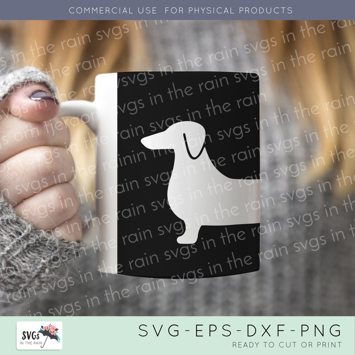 Dog Cricut Mug Press SVG Doxie Mug SVG Dog Mug Template | Etsy