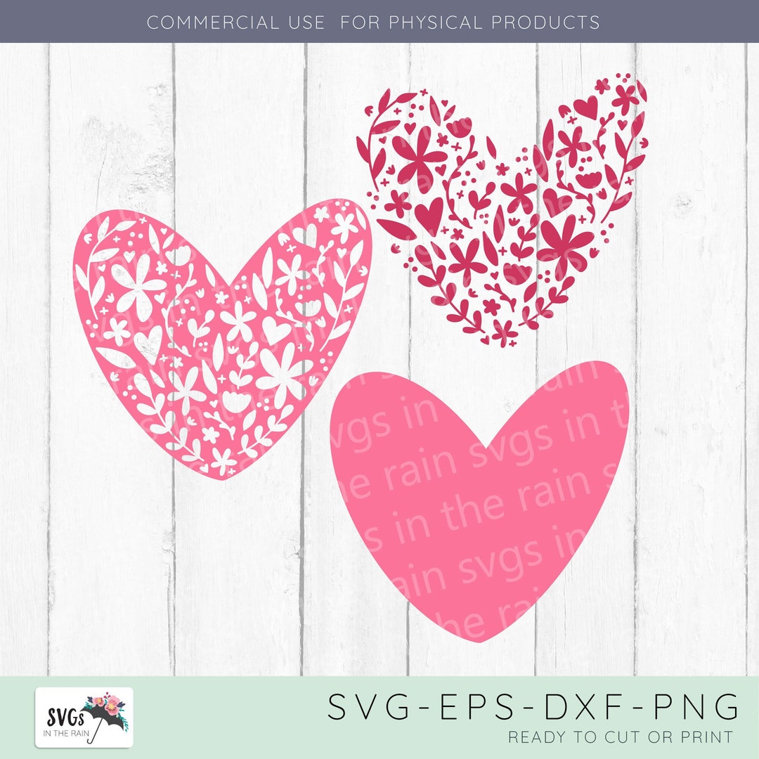 Heart With Doodles SVG - Cute Heart SVG - Handdrawn Heart - Doodled ...